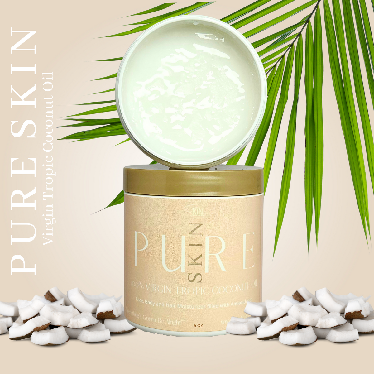 PURE SKIN Virgin Tropic Coconut Oil – SKIN BY IREI
